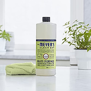 Mrs. Meyer's Multi-Surface Cleaner Concentrate, Use to Clean Floors, Tile, Counters, Lemon Verbena, 32 fl. oz