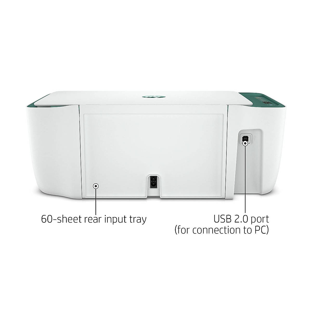 HP DeskJet 27 42e Series Wireless Inkjet Color All-in-One Printer - Print Copy Scan - Mobile Printing - USB Connectivity - Up to 7 ISO PPM - Up to 4800 x 1200 DPI - Sequoia + HDMI Cable (Renewed)
