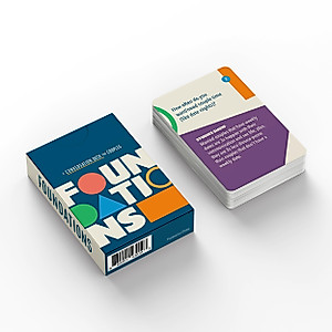 DEAR YOUNG MARRIED COUPLE Foundations Card Deck Conversation Starters - 52 Questions and Tips to Become Connected - Cards Game - Wedding Gift - Road Trip - Get to Know Each Other