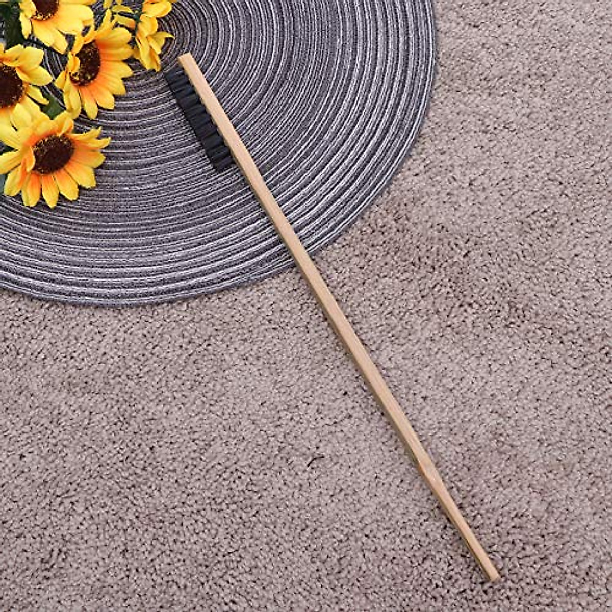 TEHAUX 3pcs Bird Cage Cleaning Brush, Wooden Long Handle Parakeet Cage Cleaner Bird Cleaning Supplies （ Random Color ）