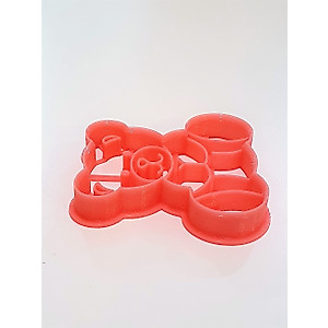 Generico T3D Cookie Cutters Bear Cookie Cutter, Suitable for Cakes Biscuit and Fondant Cookie Mold for Homemade Treats, 3.31 x 3.35In x 0.55In