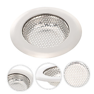 jojofuny 6 Pcs Sink Filter Kitchen Sink Strainer Anti-clogging Filter Tube Stops Sink Stopper Bath Drain Stopper Sink Drain Cover Sink Strainer Basket Kitchen Sink Drain Basket Large Plug
