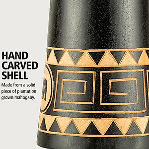 Meinl Percussion Djembe Hand Drum Circle Instrument, Carved Mahogany Headliner Series — NOT Made in China — African Mali Weave Ropes, 2-Year Warranty, Congo, Extra-Large (HDJ1-XL)