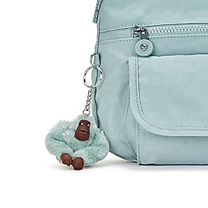 Kipling Women's Syro Crossbody, Organize Accessories, Surprisingly Spacious, Adjustable Strap, Nylon Bag, Serene Green