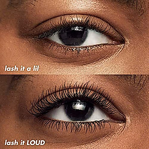 e.l.f. Lash It Loud Waterproof Mascara, Volumizing Formula For Mega Lashes, Creates Fuller & Bolder Eyelashes, Vegan & Cruelty-Free, Black
