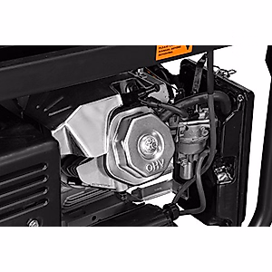 WEN DF1100T 11,000-Watt 120V/240V Dual Fuel Portable Generator with Wheel Kit and Electric Start - CARB Compliant, Black