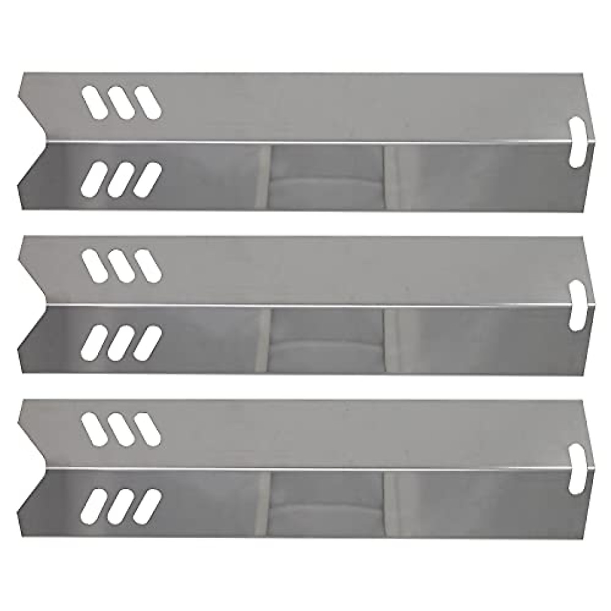 3-Pack BBQ Grill Heat Shield Plate Tent Replacement Parts for Better Homes And Gardens BH15-101-099-02 - Compatible Barbeque Stainless Steel Flame Tamer, Flavorizer Bar, Vaporizer Bar 15"