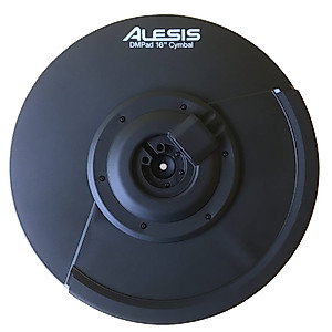 Alesis 16 Inch 3-Zone DMPad Cymbal with Choke, 2 Silverline Audio 10ft Connection Cables and Dummy Plug Bundle
