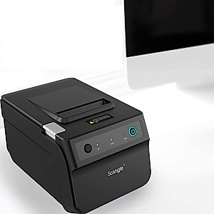 Scangle SGT-88IV Desktop USB Direct Thermal POS Receipt Printer - with USB/Serial/Ethernet Ports - Work on Windows XP//7/8/8.1/10/Linux/Android