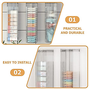 Cabilock Wall-mounted Garbage Bag Box Plastic Trash Bags Professional Garbage Bag Dispenser Garbage Bag Saver Waste Bag Saver Waste Bag Dispenser Shopping Bag Holder Major The Pet