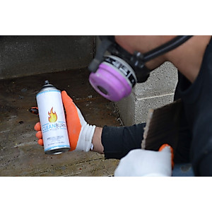 CleanBurn High Heat Stove Paint - Ideal for Stoves, High Temp Black Spray Paint with Flat Finish