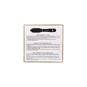 Level Pro3.0 Hair Dryer Brush, 5 in 1 Complete Kit with Negative Ion Blow Dryer Brush, 3 Heat Settings, Hot Air Blowout Brush for Hair Straightening, Drying, Volumizing, Curling