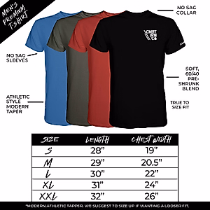 Combat Iron Men's Graphic Tees | Nobody is Coming to Save You | Mens Novelty T-Shirts | Military Green, Large