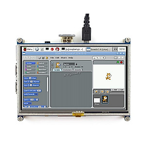 5 inch 800480 Resistive Touch Screen HDMI interface Raspbian LCD compatible with Raspberry Pi (Pi 2 3) Model B B+ A+ Video Photo Display System Module @XYGStudy