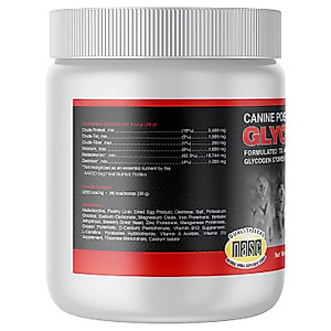 Annamaet Glycocharge – Post-Exercise Supplement for Canine Athletes and Working Dogs – with Maltodextrins to Help Replenish Muscle Glycogen for Faster Recovery - 300 g