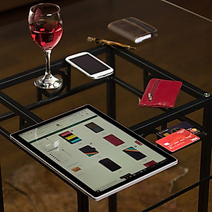 Visconti Monza 19 Leather Key Ring Zippered Coin Pouch Purse (Red)