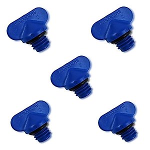 Mercury Marine/Mercruiser New OEM Nylon Blue Drain Plug Pack of 5 22-8M0119211