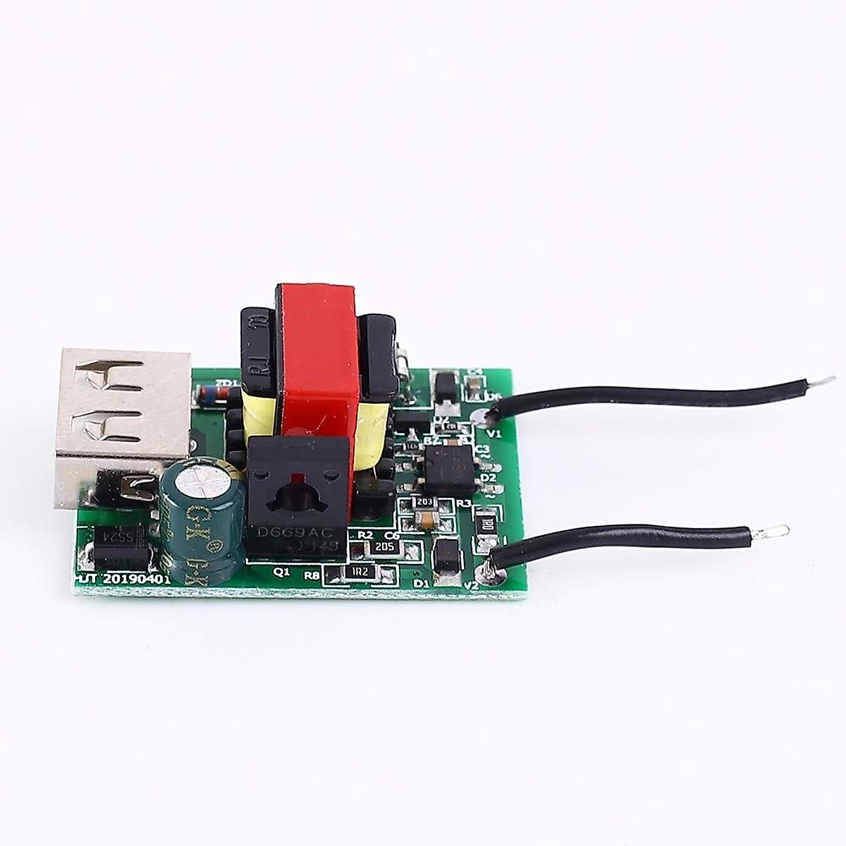 Buck Converter, DC Step Down Module Isolated Power Supply Volt Reducer 12V 24V 36V 48V 72V to 5V 1A Transformer Module Board with USB Port