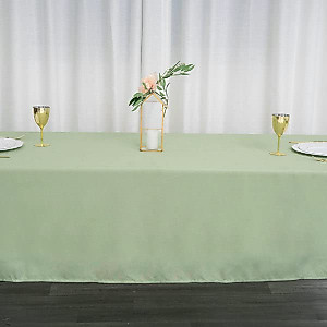 Efavormart 60x102 SAGE Wholesale Linens Rectangle Polyester Tablecloths Banquet Table Linen Wedding Party Restaurant Tablecloth