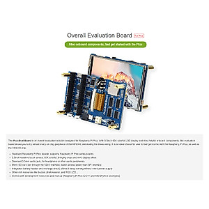 Waveshare Overall Evaluation Board Designed for Raspberry Pi Pico Misc Onboard Components for Easily Evaluating The RP2040
