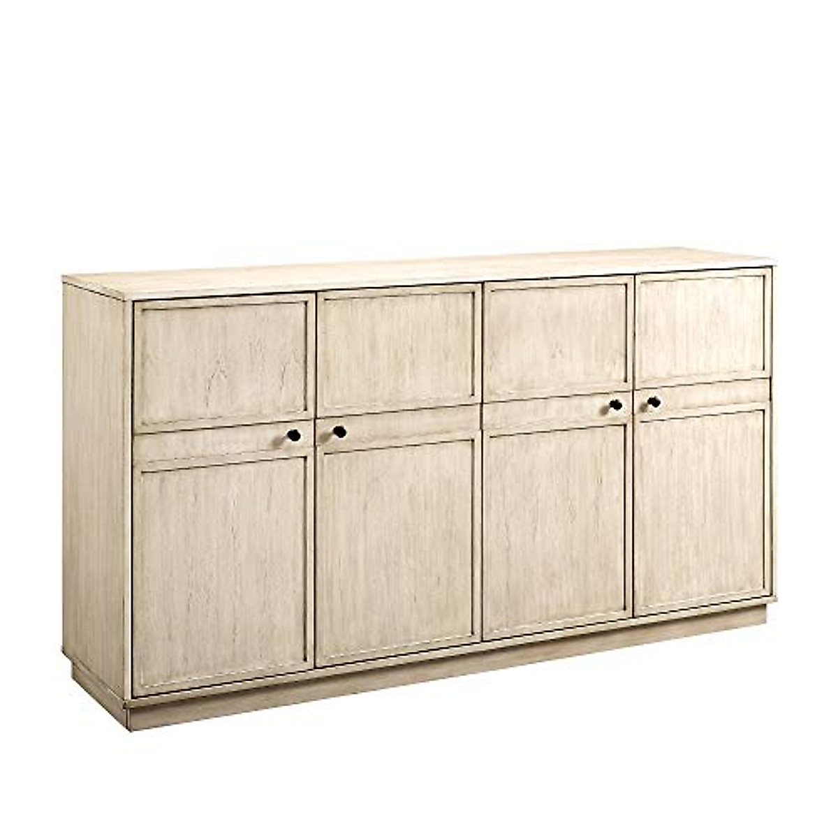 Walker Edison Alden Versatile 4 Door Framed-Storage-Sideboard, 62 Inch, Birch