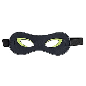 Miraculous Cat Noir Big Girls Zip Up Cosplay Costume Coverall Tail Mask and Headband 4 Piece Set Black 10-12