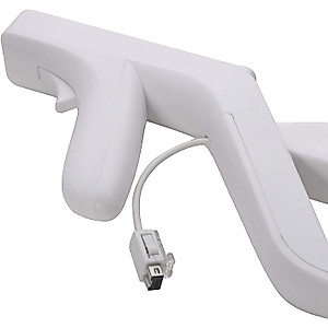 OSTENT Light Gun Attachment for Nintendo Wii Remote Nunchuck Shoot Sport Games
