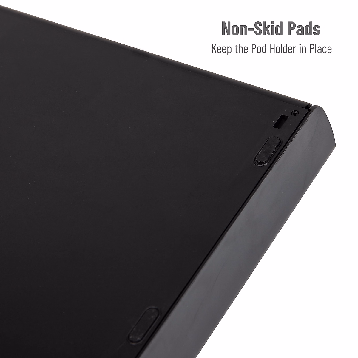 Mind Reader Single Serve Coffee Pod Drawer, 36 Pod Capacity, Countertop Organizer, 13.25"L x 12.75"W x 2.75"H, Black