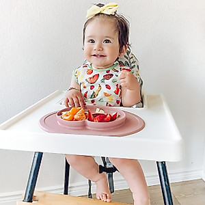 BapronBaby Eric Carle Tropical Fruit Bapron - No Neck Tie Safer Bib for Baby & Toddler - Soft Waterproof Stain Resistant - Machine Washable - Sz Baby/Toddler 6m-3T