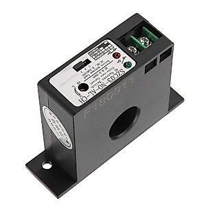 Akozon Current Sensing Switch Normally Open Current Sensing Switch Adjustable AC 0.5-200A SZC03-NO-AL-CH