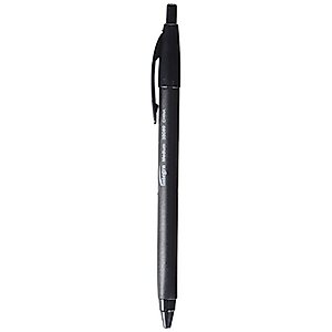 12-Pack Integra Ballpoint Pens, Retractable, Medium Point, Black Barrel/Ink (ITA38089)