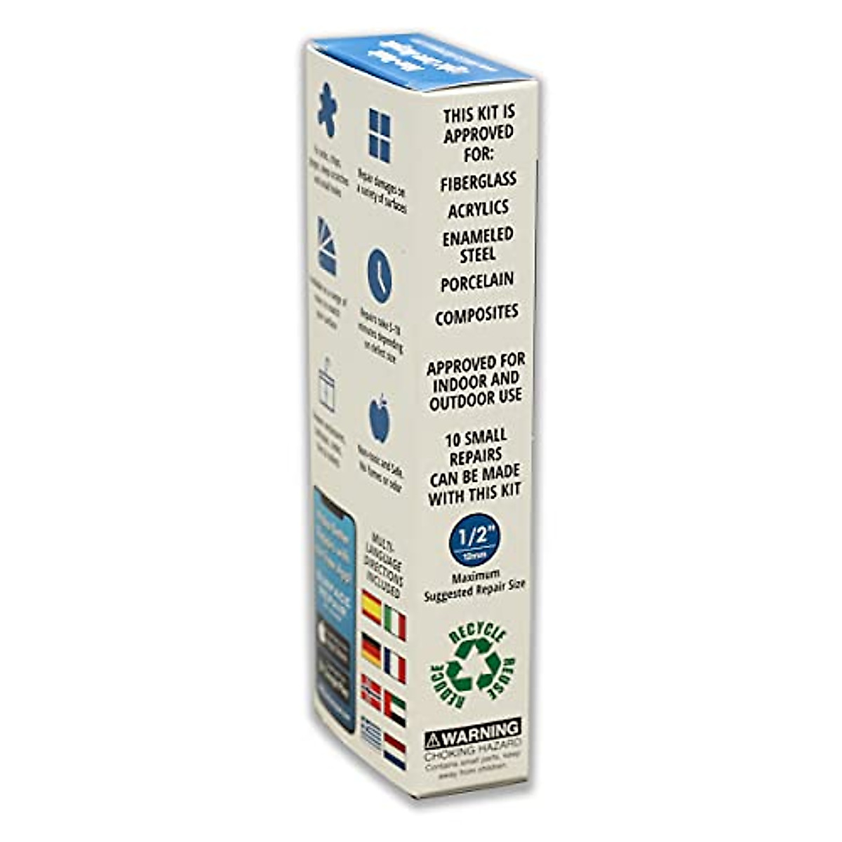 HIMG Bathtub & Shower Pan Repair Kit, Compatible with Kohler White