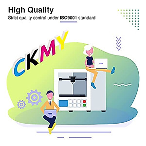 CKMY Remanufactured Printer Ink 61 Replacement for HP 61 Ink Cartridge Combo Pack for Envy 4500 4502 5530 OfficeJet 4630 2620 DeskJet 2512 1512 2542 2540 2544 3052a 3051a Printer (1 Black 1 Tri-Color)