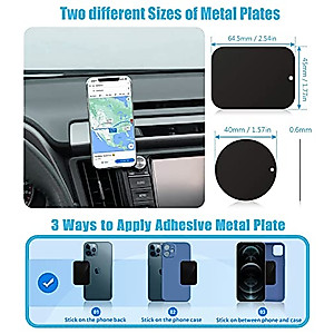 VE VE POWER Car Phone Holder, Air Vent Hands Free Adjustable Phone Stand, Auto Cradles Dashboard Mount for Toyota RAV4 2013-2018, Custom Magnetic Navigation Bracket for All Smartphone, for iPhone