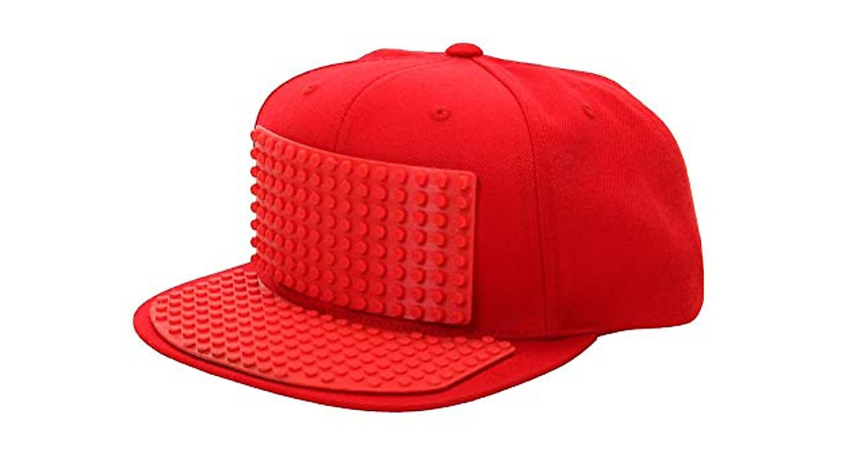 Bricky Blocks Red Snapback Hat - Customize Your Style