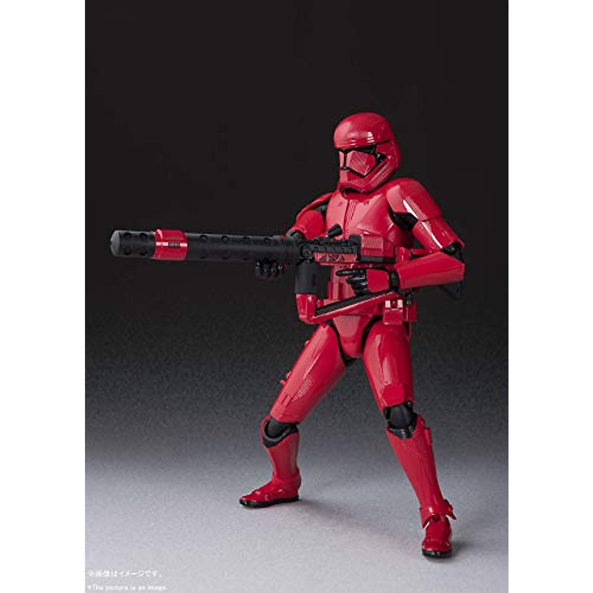 BANDAI SPIRITS S.H.Figuarts Star Wars Sith Trooper (Star Wars: The Rise of Skywalker) 6in. PVC & ABS Painted Action Figure