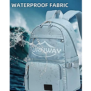 TurnWay Waterproof Lightweight 16” Laptop Backpack/Daypack for Travel, College, Sport, Men and Women