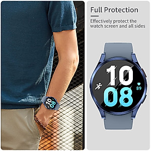 RICHONE [10 Pack] Compatible with Samsung Galaxy Watch FE 4/5 40mm Screen Protector Case, Full Protection Cover Soft TPU Bumper Frame Accessories (10 Colors, Galaxy Watch 5/4 FE 40 mm)