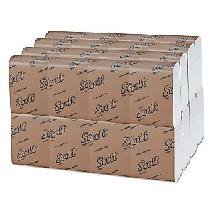 Scott Low Fold Paper Napkins (98720), Disposable, Snack-Sized, 1-Ply, 32 Packs of 250 Beverage Napkins (8,000 / Case)