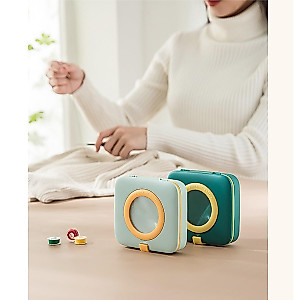 Sewing Kit, 16 Threads Sewing Kit with Magnifier, Portable Travel Sewing Kit Family Sewing Thread Accessories Supplies, Needle and Thread Accessories DIY Sewing Supplies, Great Gift for Family Home