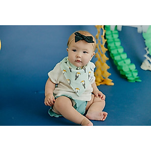 Copper Pearl Baby Bandana Bibs - 4 Pack Soft Cotton Baby Bibs for Drooling and Teething, Absorbent Drool Bibs for Baby Girl and Boy, Adjustable to Fit Newborns to Toddlers, Tons of Styles (Bengal)