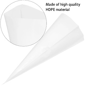 UKCOCO 50pcs Construction Pointing Bag Brick Masonry Bags Tile Grout Pouches Grout Pen Decorating Bags for Frosting Cement Sealer Black Tile Puncture White Makeup Work