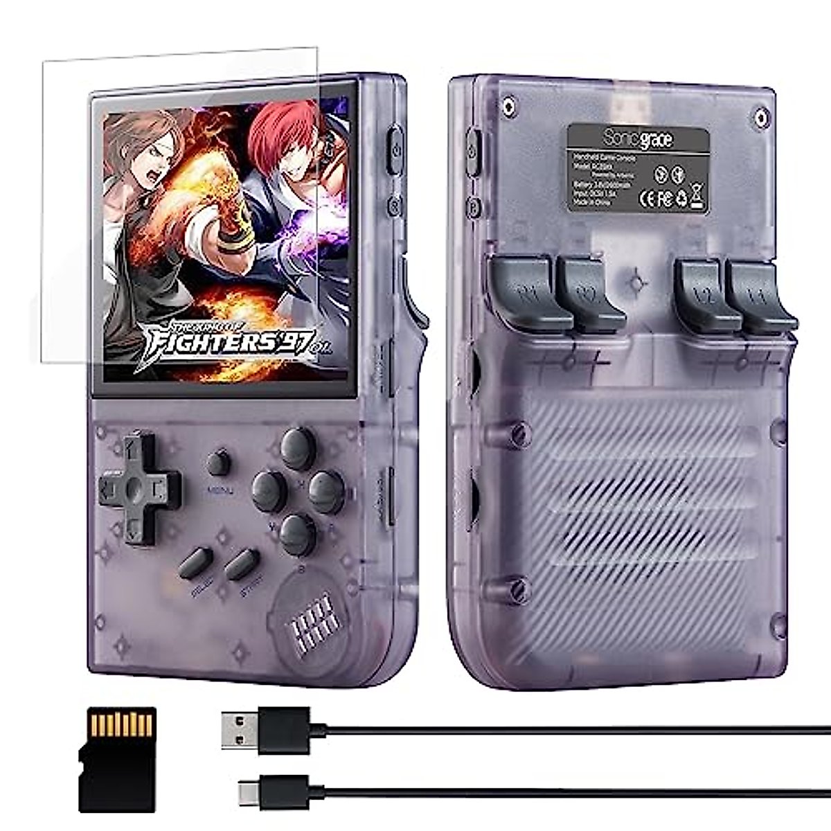 for Anbernic rg35xx Handheld Game Console for Kids, Mini Pocket Retro Game Console Preload 5474 Games, 3.5 inches IPS Screen, Support Extend Gamepad and HDMI Output TV