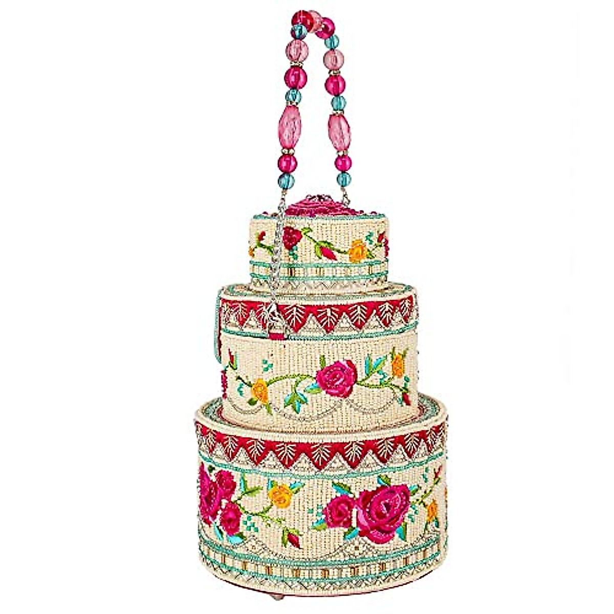 Mary Frances Womens Mary Frances Icing on the Cake Top Handle handbag, Multi, One Size US