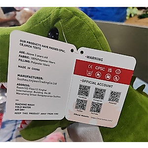 MorisMos Dinosaur Stuffed Animal with Babies,23.6'' Big T-Rex Mommy Stuffed Dinosaur with 3 Baby Dinosaur Plush Toys, 3 Dinos Eggs,Boy Girl Dinosaur Toys for Kid Birthday Christmas,Green T-rex Toys