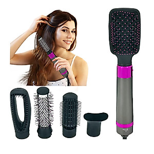 Blow Dryer Brush Swift Styler,Hair Dryer Brush Set 5 in 1,Hair Dryer Brush Blow Dryer Brush in one, Iron Brush Blow Dryer， Blow Dryer with Comb，hot Comb, Round Brush for Blow Drying,Hot Air Brush