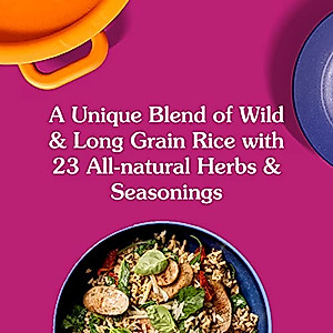 BEN'S ORIGINAL Ready Rice Long Grain and Wild Flavored Rice, Easy Dinner Side, 8.8 OZ Pouch (Pack of 6)