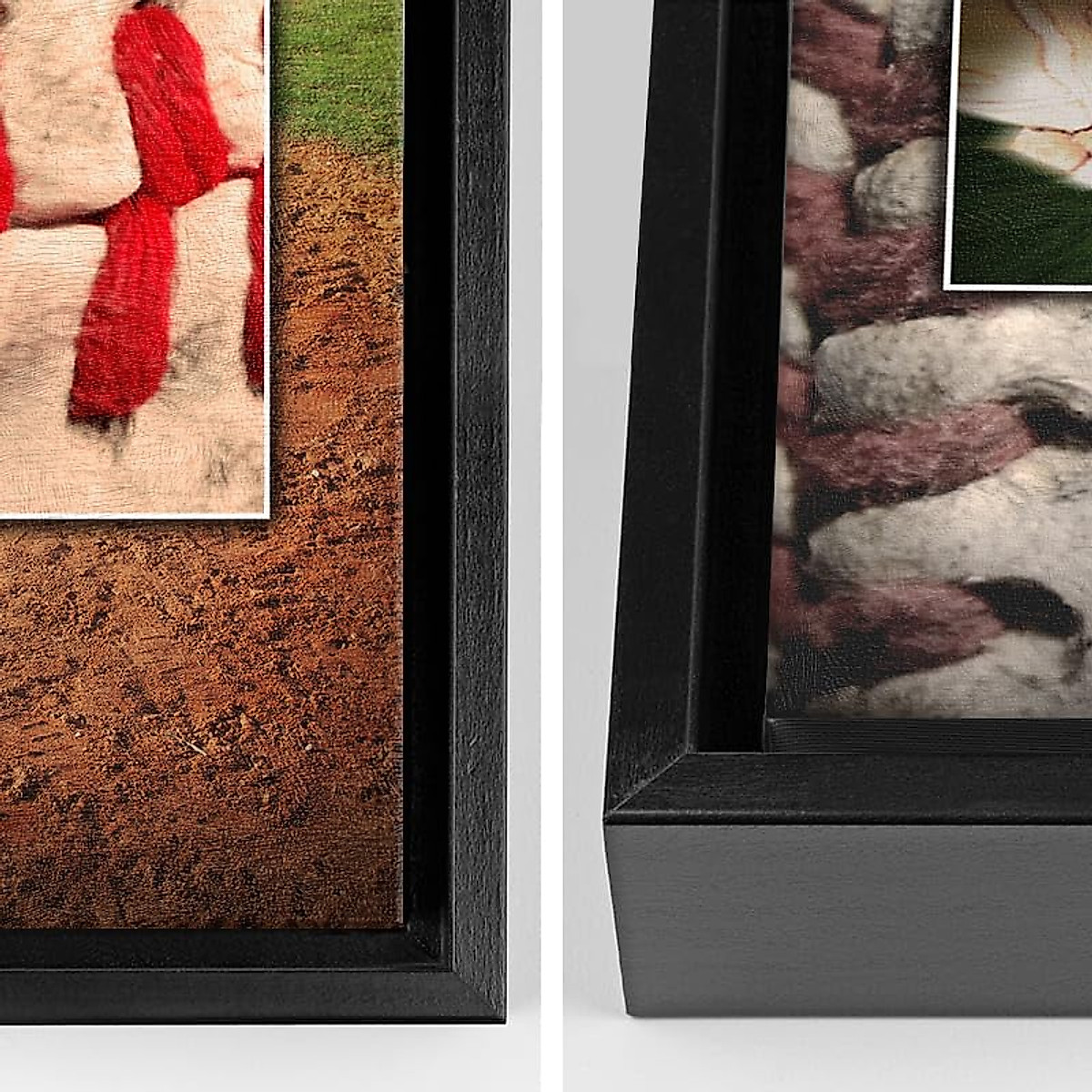 Personal-Prints ANTLER Personalized Name Art | Any Name Spelled with Antlers | Gift for the Lodge, cabin, man cave, or Lodge Décor (16"x32" Float Framed Canvas)