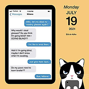 Texts from Mittens 2021 Day-to-Day Calendar