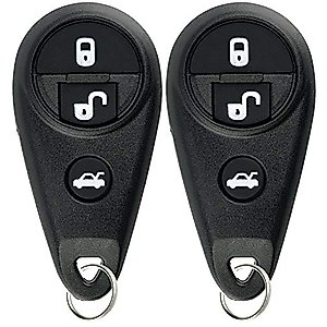 KeylessOption Keyless Entry Remote Car Key Fob for Subaru Forester Outback Legacy Impreza WRX CWTWB1U819 (Pack of 2)